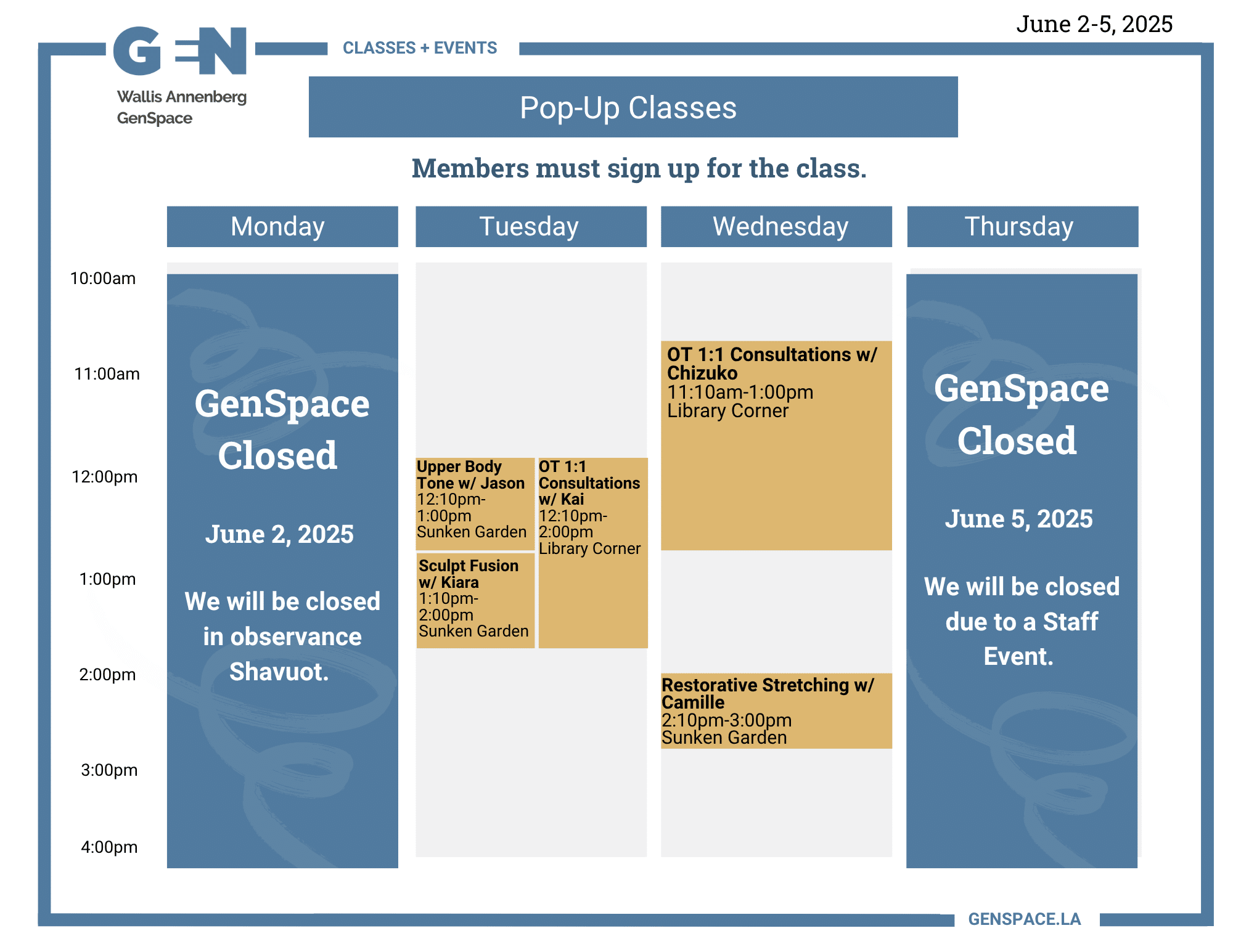 Programs | Wallis Annenberg Genspace